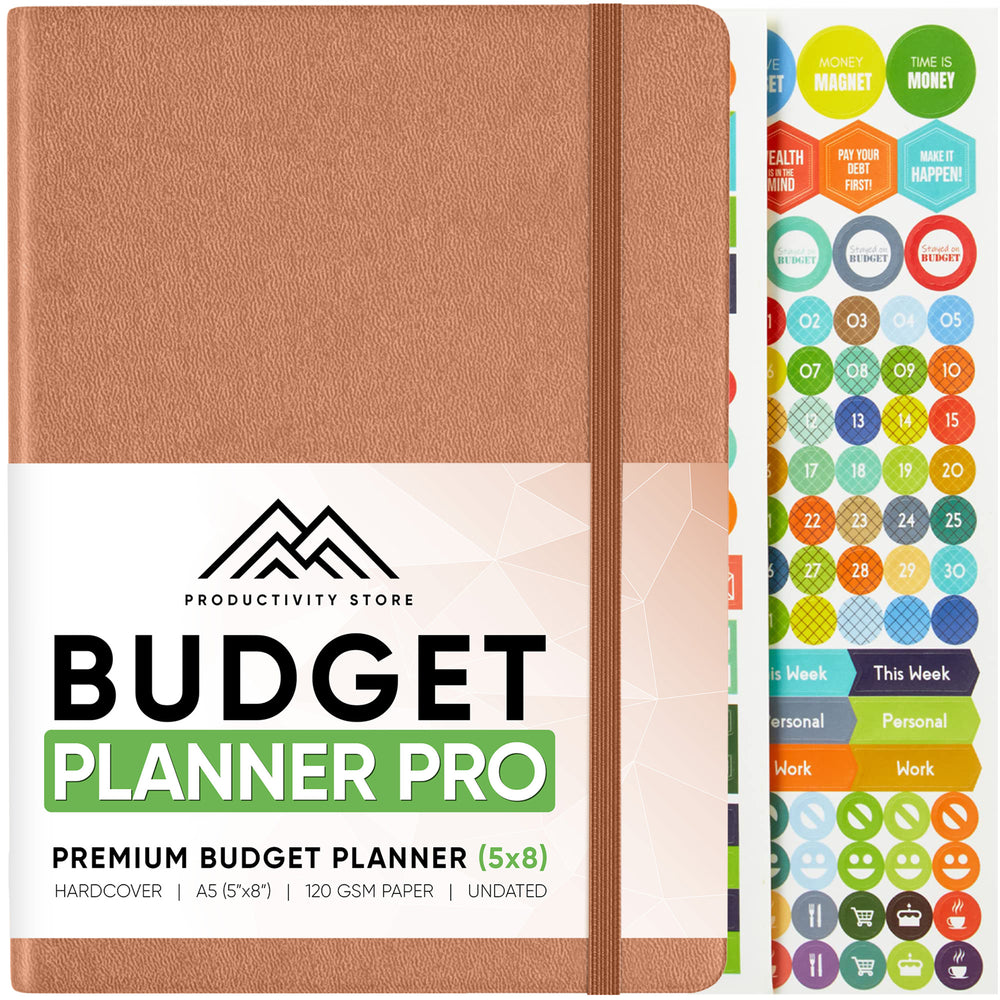 Budget Planner & Budget Book - 12-Month Finance Planner, Monthly Bill ...