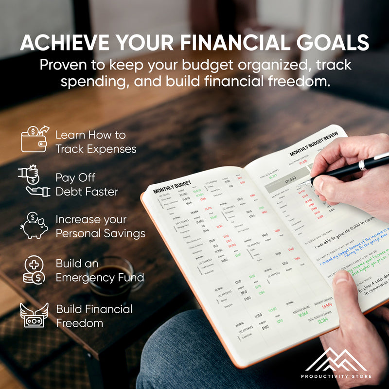 Budget Planner & Budget Book - 12-Month Finance Planner, Monthly Bill ...